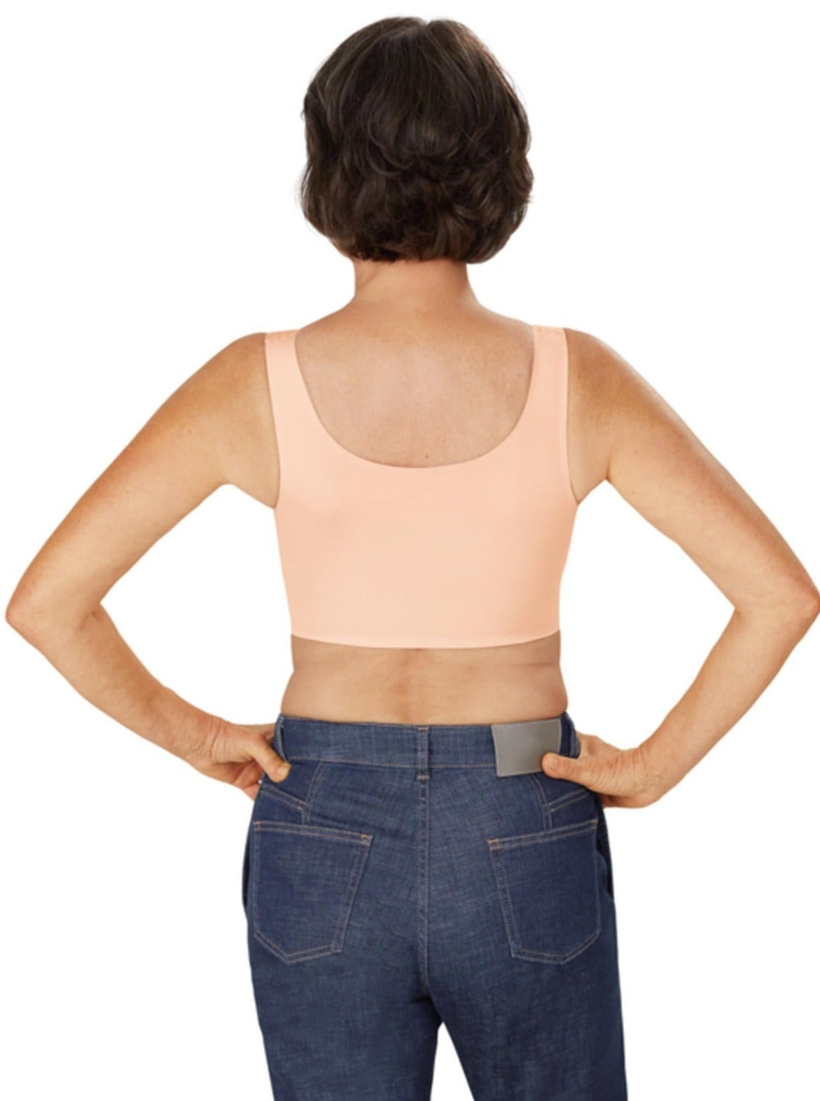 Amoena Amy Wire Free Mastectomy Bra - Seamless Rose Nude | Erilan